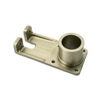 China Custom 5-Axis CNC Machined Bronze Alloy Mounting Bracket for sale
