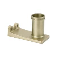 China Custom 5-Axis CNC Machined Bronze Alloy Mounting Bracket for sale