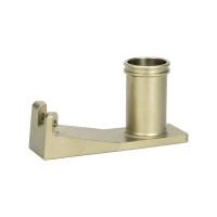 China Custom 5-Axis CNC Machined Bronze Alloy Mounting Bracket for sale