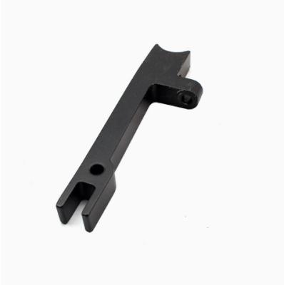 China CNC Precision Cut Aluminum Alloy Snowmobile Accessories Black Anodizing Outdoor Vehicle Connecting Structural Parts for sale