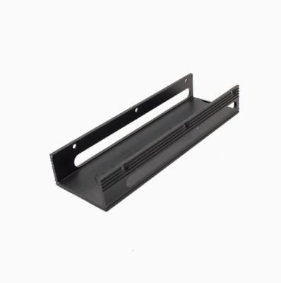 China High Strength Aluminum Embedded Sensor Light Housing CNC Integrated Machining Black Anodized Lamp Protective Shell for sale
