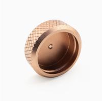 China Custom Aluminium Knurled Control Knob High Strength Aluminum CNC Turning Color Spraying Knob For Audio & Electronic Device for sale
