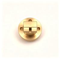 China Custom CNC Turn-Machined Brass Coupling Hub for sale