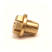 China Custom CNC Turn-Machined Brass Coupling Hub for sale