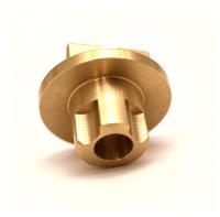 China Custom CNC Turn-Machined Brass Coupling Hub for sale