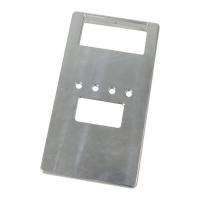 China Custom CNC Machined Aluminum Equipment Base Plate / Housing Frame for sale