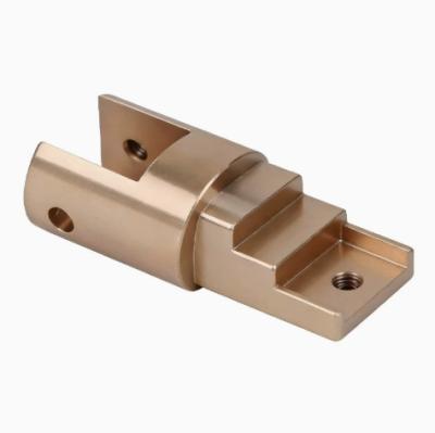 China CNC Machined Brass Structural Parts Medical Device Guide Connector Component, Prototype & Precision Machining Service for sale