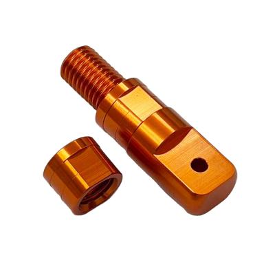 China Custom CNC Machined Adjustable Anodized Aluminum Shaft Assembly | Motorsport Suspension Component for sale