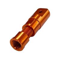 China Custom CNC Machined Adjustable Anodized Aluminum Shaft Assembly | Motorsport Suspension Component for sale