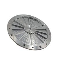 China Custom 5 Axis CNC Machined Aluminum Cooling Disc | Precision Milling Heat Sink Plate for sale