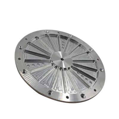 China Custom 5 Axis CNC Machined Aluminum Cooling Disc | Precision Milling Heat Sink Plate for sale