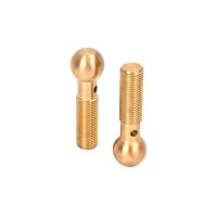 China Custom CNC Turned Brass Ball Stud for Automation Motion Joint Assembly for sale