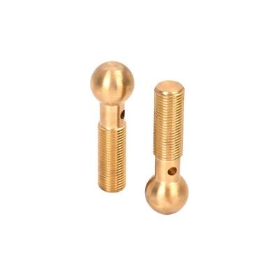 China Custom CNC Turned Brass Ball Stud for Automation Motion Joint Assembly for sale