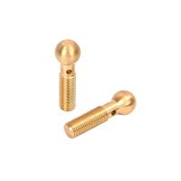 China Custom CNC Turned Brass Ball Stud for Automation Motion Joint Assembly for sale