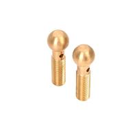 China Custom CNC Turned Brass Ball Stud for Automation Motion Joint Assembly for sale