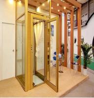 China 220V lift featuring stainless steel cabin designed for shopping malls providing durable and safe vertical transportation for sale