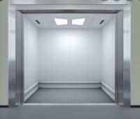China PLC Control SS Cargo Elevator With Silver Color Overload Protection for sale