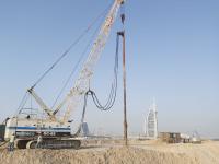 China 450mm 260kw Enhancing Seismic Capacity Bvem Vibro Compaction Piling Driver Machine for sale