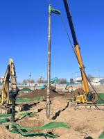 China Hydraulic Vibroflot Vibro Compaction Equipment with 600-800mm Diameter and Strong Penetration Ability for Excavator for sale
