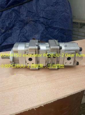 China Replacement Komatsu excavator PC28UU-2 hydraulic gear pump for sale