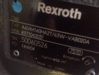China Variable displacement Rexroth A6VM160HA2T/63W-VAB020A hydraulic motor for sale