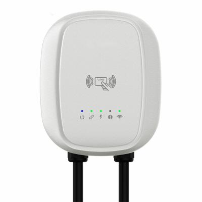 China Portable 16A 32A AC EV Charger Wallbox 3.5KW 7KW with Type 1 J1772 Cable for Electric Vehicles for sale