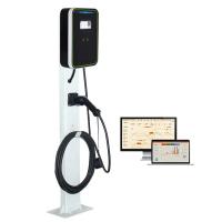 China OCPP 1.6J 32A 3 Phase Wallbox EV Charger 7kW-22kW 380V with Type 2 Connector for Public Charging Stations for sale