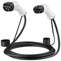 China 16A 11kW Type 2 to Type 2 EV Charging Cable IEC 62196 AC Three Phase 5m TPU for sale
