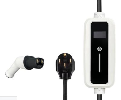 China 40A NACS Tesla Portable EV Charger with NEMA 14-50 Plug - 250V 32A Mobile Electric Vehicle Charging Solution for sale