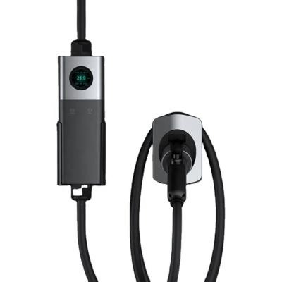 China Smart Portable 22kW EV Charger with 32A Current and IP66 Rating - Wall Mounted with App Control for sale