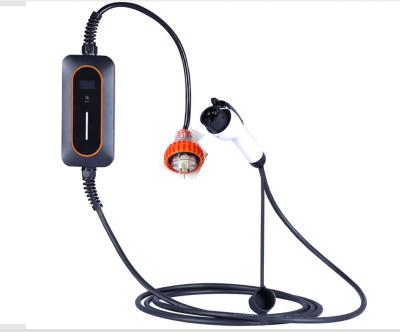 China 3.6KW Level 2 EV Charger with AU Plug - 8A/10A/15A Adjustable Current, 230V Mobile Electric Vehicle Charger for sale