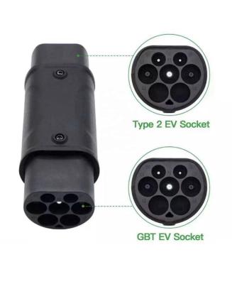 China 32A Type 2 to GB/T EV Charging Adapter - 7kW & 22kW AC Converter with IP54 Rating for sale