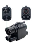 China CCS2 to CCS1 DC Fast EV Charging Adapter 250A 500-1000V Electric Vehicle Charger Connector for sale