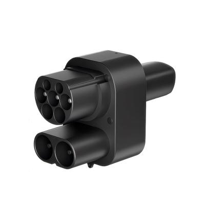 China 250A CCS2 to Tesla EVSE Adapter 500V-1000VDC Electric Vehicle Charging Connector for sale