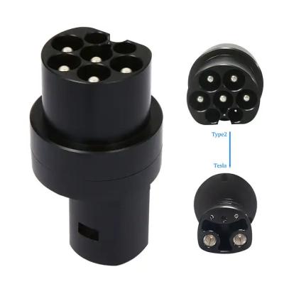 China Type 2 to Tesla EV Adapter 32A 230V for Tesla Charging at Type 2 Stations for sale