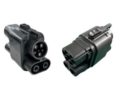 China CCS2 to CCS1 DC EV Adapter 250A 1000V Fast Charging Converter for CCS1 Charge Port Cars for sale