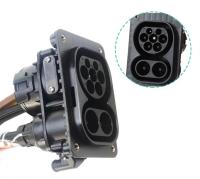 China 1000V DC Fast EV Charging Socket CCS2 CCS1 Combo Inlet 80-350A IEC62196-3 Certified for sale