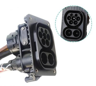 China 1000V DC Fast EV Charging Socket CCS2 CCS1 Combo Inlet 80-350A IEC62196-3 Certified for sale