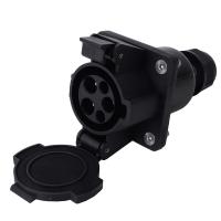 China SAE J1772 Type 1 Car Side Inlet 16A 80A EV Charging Socket for Electric Vehicle for sale