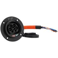 China IEC62196-2 Type 2 Male EV Charging Socket AC 240-415V 32A IP54 for Electric Vehicle for sale