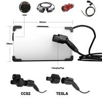 China 20kW 50A DC Fast Charging Station with Universal EV Compatibility - CCS1, CCS2, GBT, CHAdeMO, Tesla Support for sale