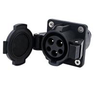 China SAE J1772 Type 1 EV Charging Socket 32A 240V with 10,000-Cycle Durability for Electric Vehicles for sale