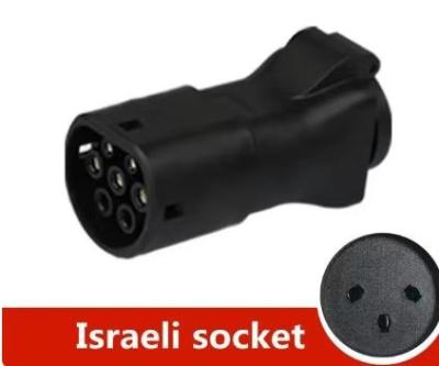 China Type 2 V2L Adapter 230V 10A with Israel Schuko UK Socket Electric Vehicle to Load Adapter for sale