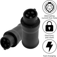 China Tesla to J1772 Adapter 60A 250V Max Compact Lightweight J1772 EV Adapter for Tesla Destination Charger Mobile Connector Wall Connector for sale