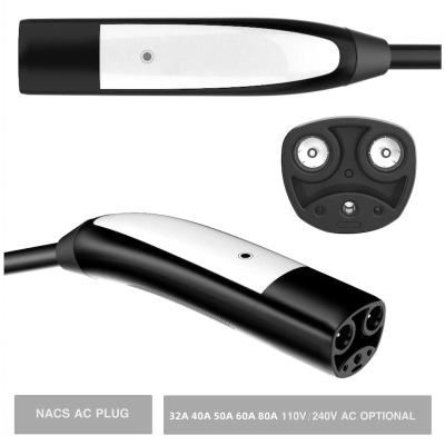 China 5M Tesla NACS AC Charger Cable 32A 80A EV Charging Accessory for Model 3 Y S X for sale