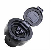 China 16A 32A 250V Type 2 EV AC Charging Inlet/Socket With Shutter Obturator For EV Charging Station for sale