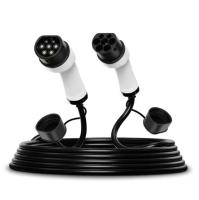 China Type 2 to Type 2 EV Charging Cable 32A 22kW 3 Phase 5 Meter Electric Car Charging Connector for sale
