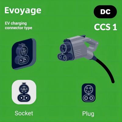 China CCS Combo 1 150A 200A DC Fast Charging Connector Single Phase EV Charger Plug Socket for sale