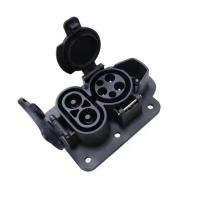 China DC CCS Combo 1 80A/150A/200A 1000V Charging Plug/ Socket Connector Single Phase Fast Charging COMBO 1 Connector for sale
