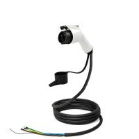 China SAE J1772 Replacement Cable Open End 40A 220V Type 1 EV Charger Connector with 20ft Length for sale